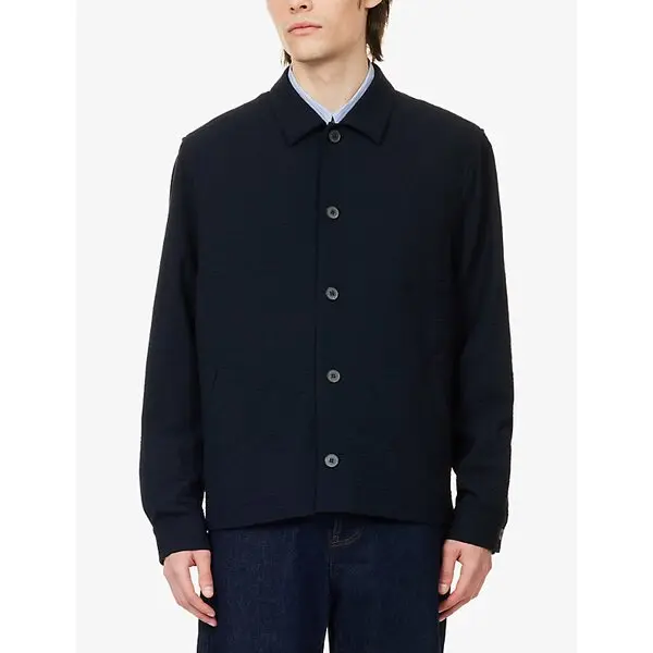 Sunspel Textured Wool Jacket