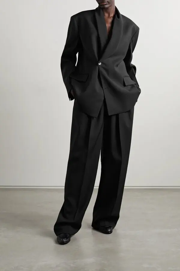 THE ROW Marcellita Pleated Wide-leg Trousers