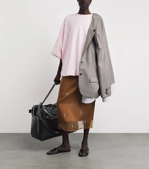 Acne Studios Leather Camero Hotel Shoulder Bag - Black