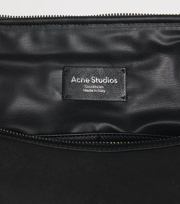 Acne Studios Leather Camero Hotel Shoulder Bag - Black