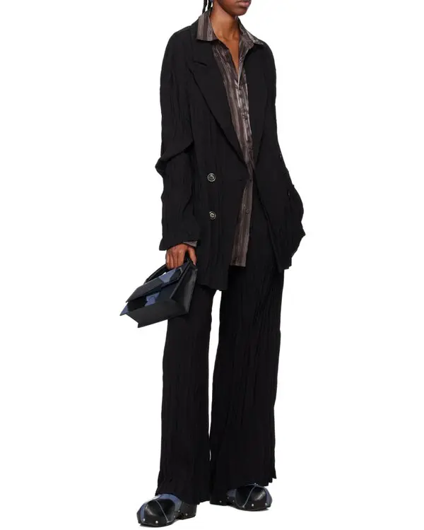 Acne Studios Crinkled Palazzo Pants