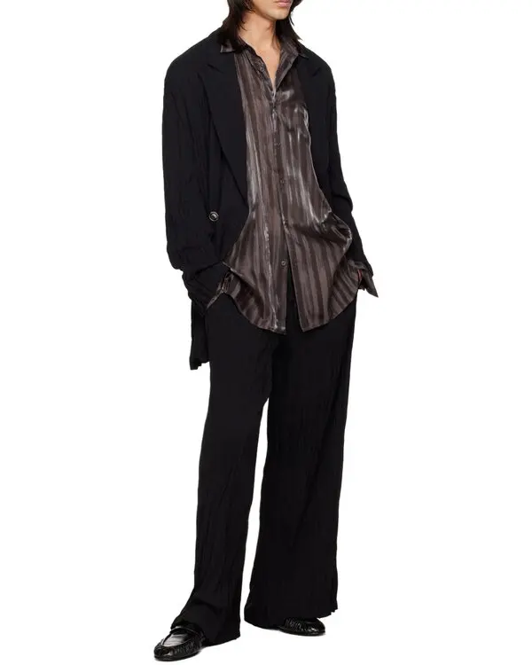 Acne Studios Crinkled Palazzo Pants