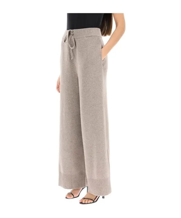 THE ROW Anton Cashmere Drawstring Trousers