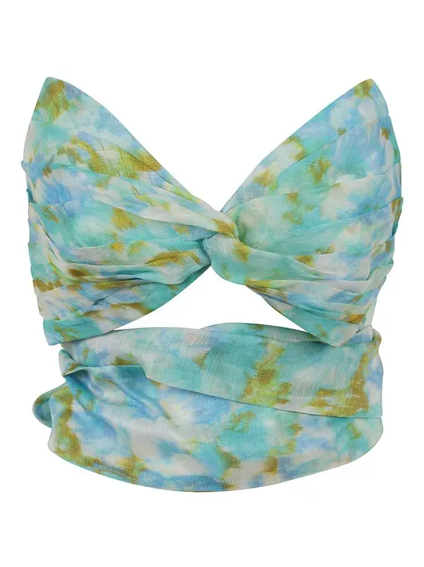 Zimmermann Twisted Corset - Blue