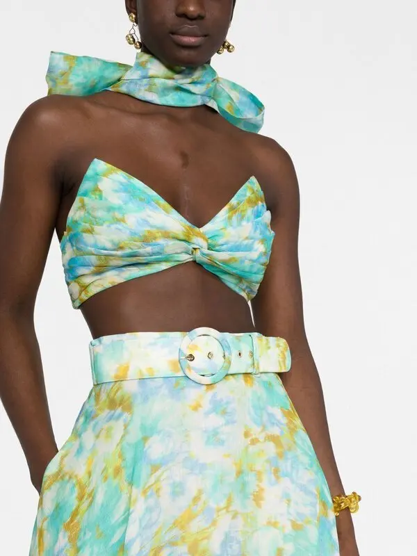 Zimmermann Twisted Corset - Blue