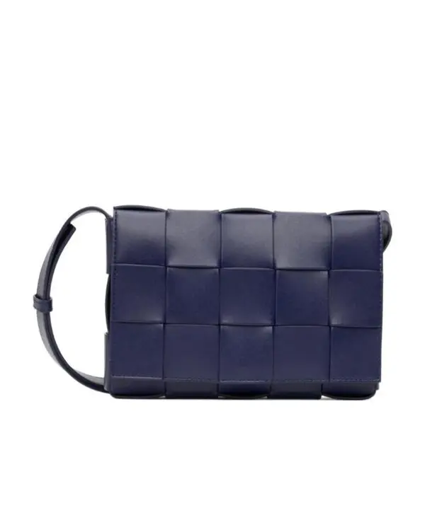 Bottega Veneta Medium Cassette Crossbody Bag - Ocean Blue