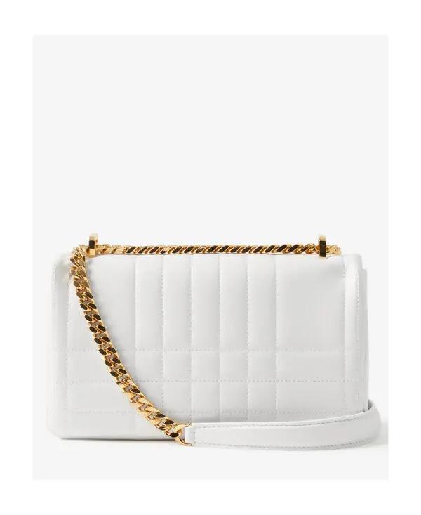 Burberry Small Lola Bag With Monogram Plaque