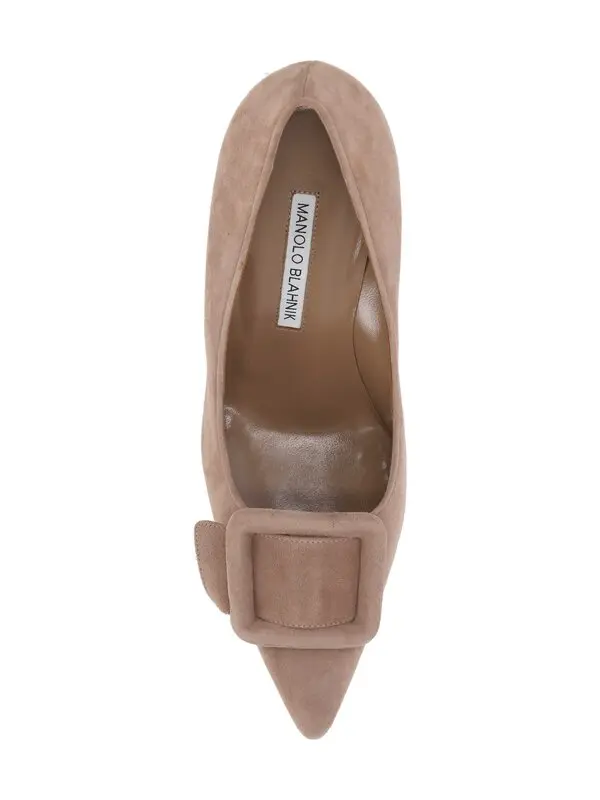 Manolo Blahnik Maysale Buckle Detailed Pumps