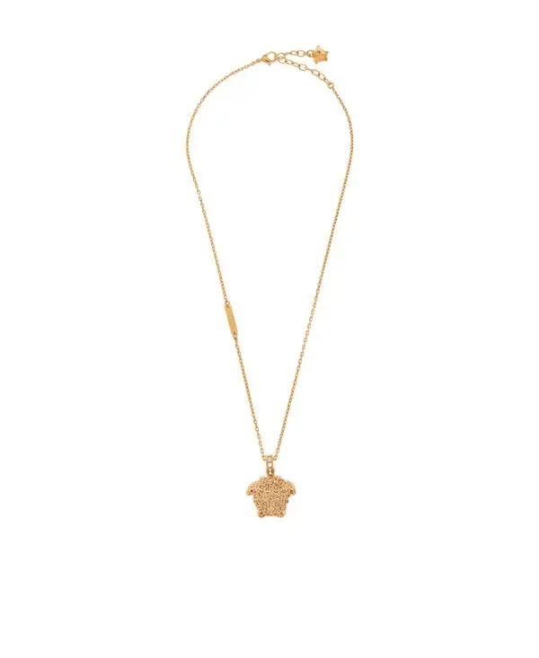 Versace Medusa Pendant Necklace - Yellow