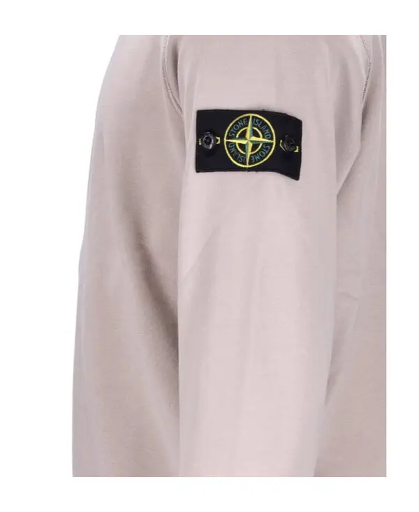 Stone Island Logo Patch Crewneck Sweatshirt