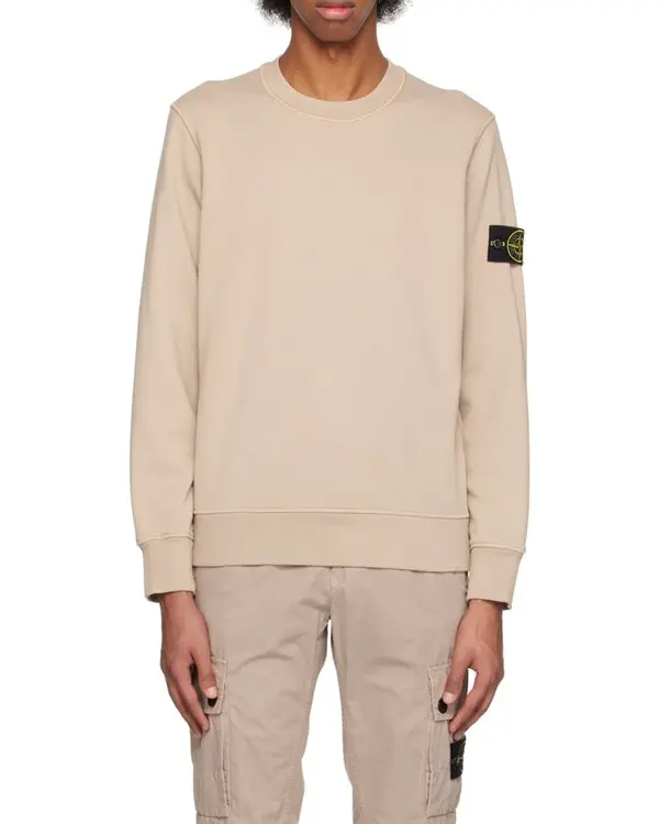 Stone Island Logo Patch Crewneck Sweatshirt