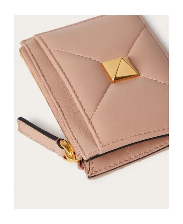 Valentino Garavani Roman Stud Leather Coin Purse
