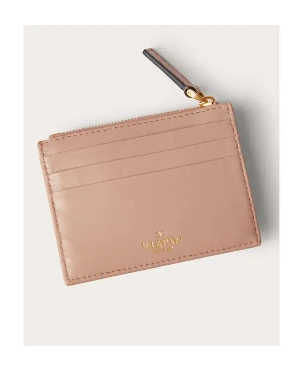 Valentino Garavani Roman Stud Leather Coin Purse