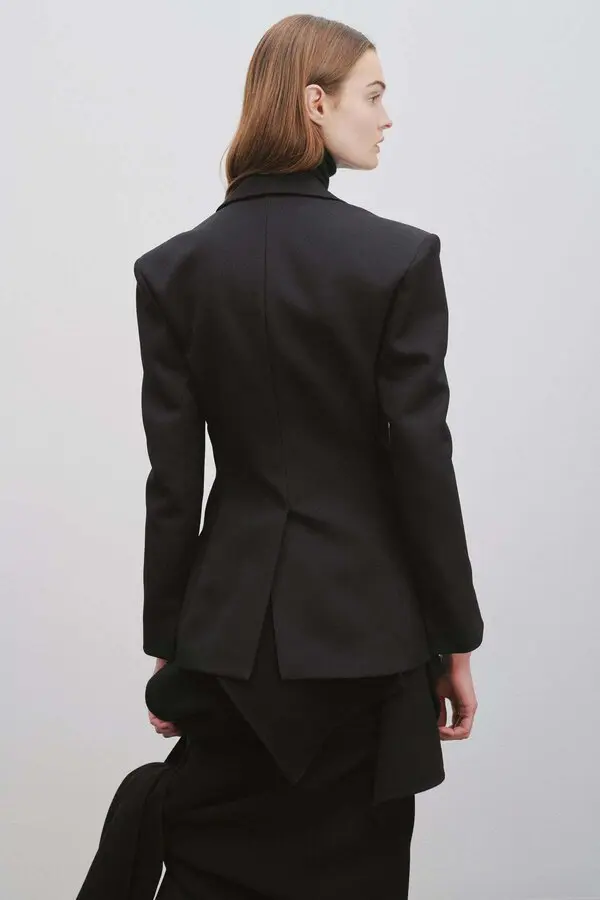 THE ROW Single-breasted Wool Suit Jacket