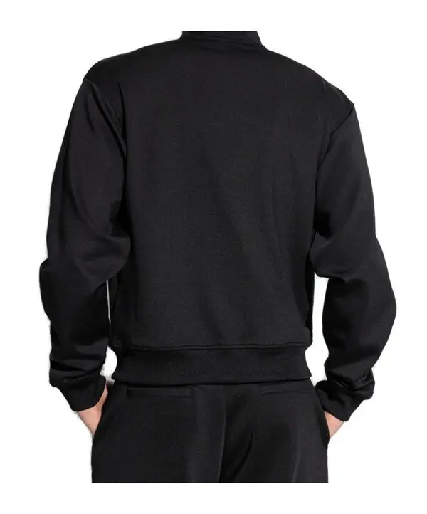 Balmain Zip-up T-bar Detail Track Jacket