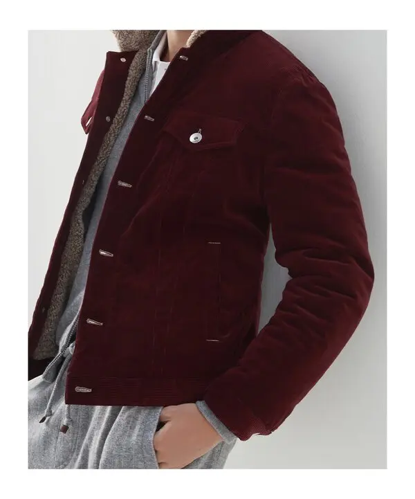 Brunello Cucinelli Corduroy Shearling-lined Shirt Jacket