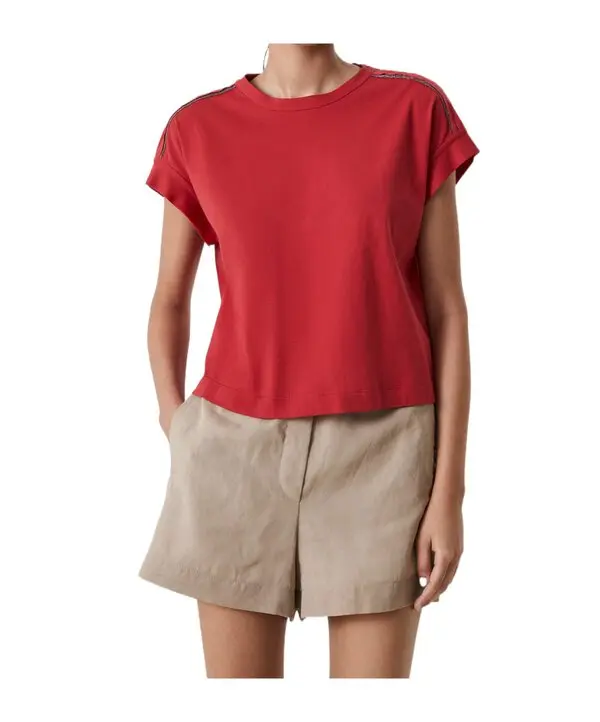 Brunello Cucinelli Monili Chain-detail T-shirt
