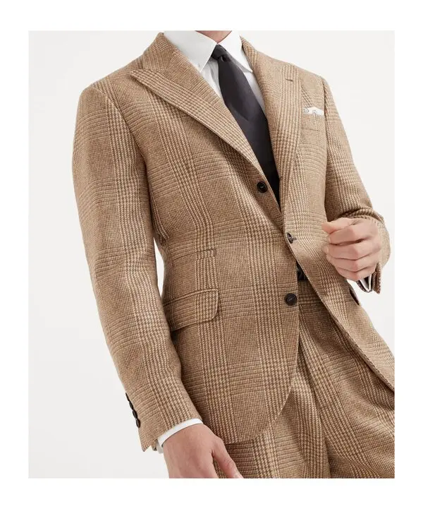 Brunello Cucinelli Checked Suit Set