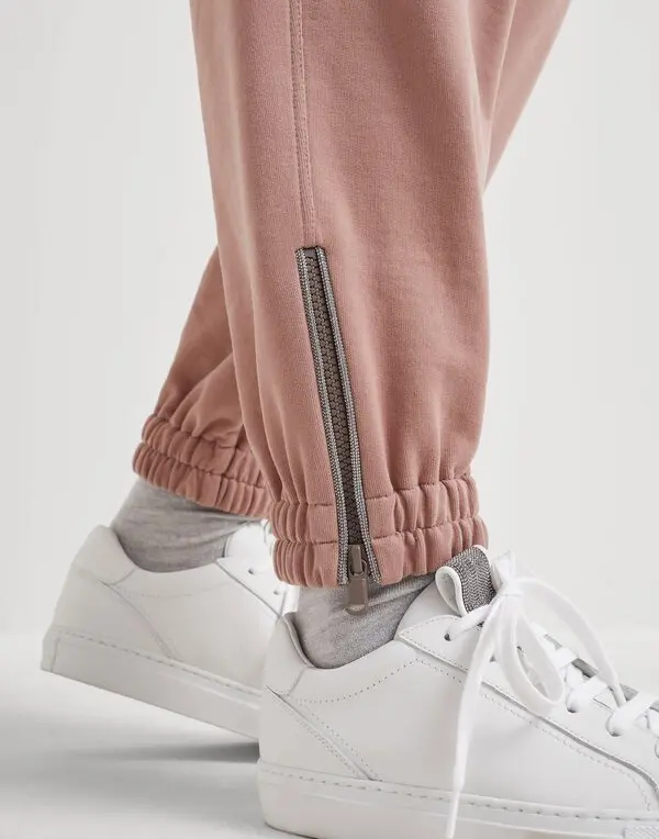 Brunello Cucinelli Monili Detail Cotton Track Pants