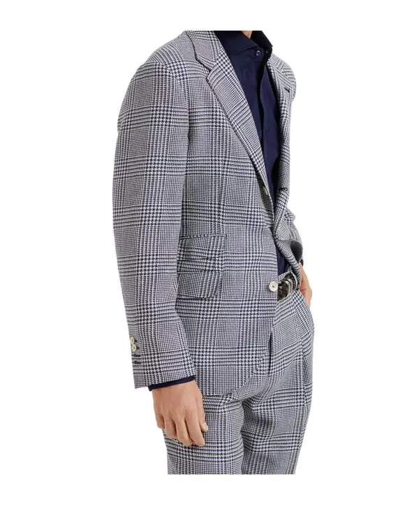 Brunello Cucinelli Puppytooth Blazer