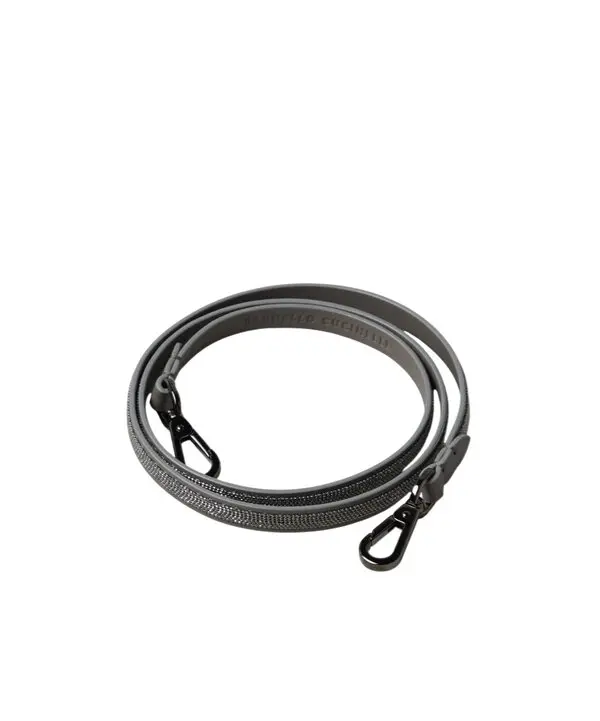 Brunello Cucinelli Studded Leather Shoulder Strap - Silver