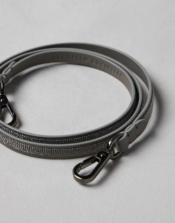 Brunello Cucinelli Studded Leather Shoulder Strap