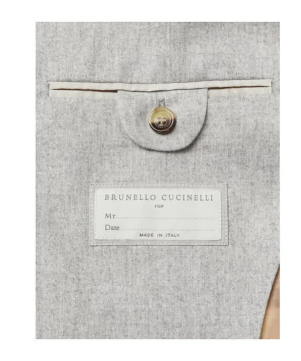Brunello Cucinelli Long-sleeved Suit Jacket