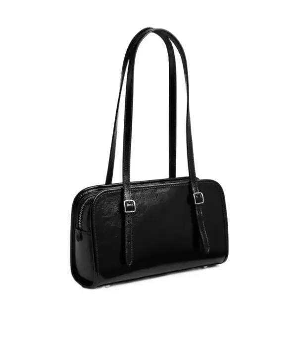 COACH Crinkle Patent Leather Tote Bag