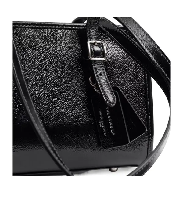 COACH Crinkle Patent Leather Tote Bag