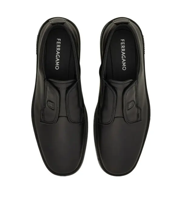 FERRAGAMO Round Toe Slip-on