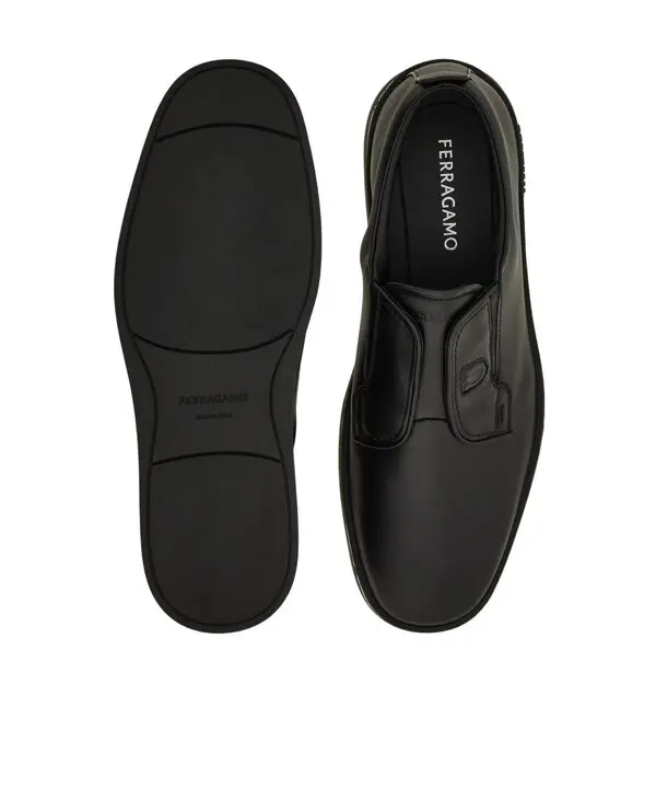 FERRAGAMO Round Toe Slip-on