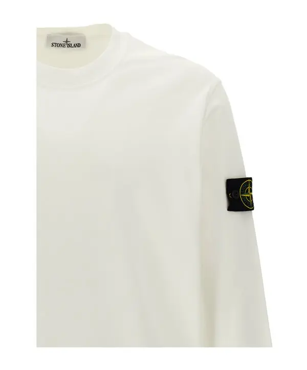 Stone Island Logo Patch Crewneck Sweatshirt
