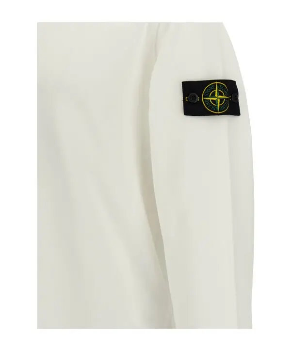 Stone Island Logo Patch Crewneck Sweatshirt