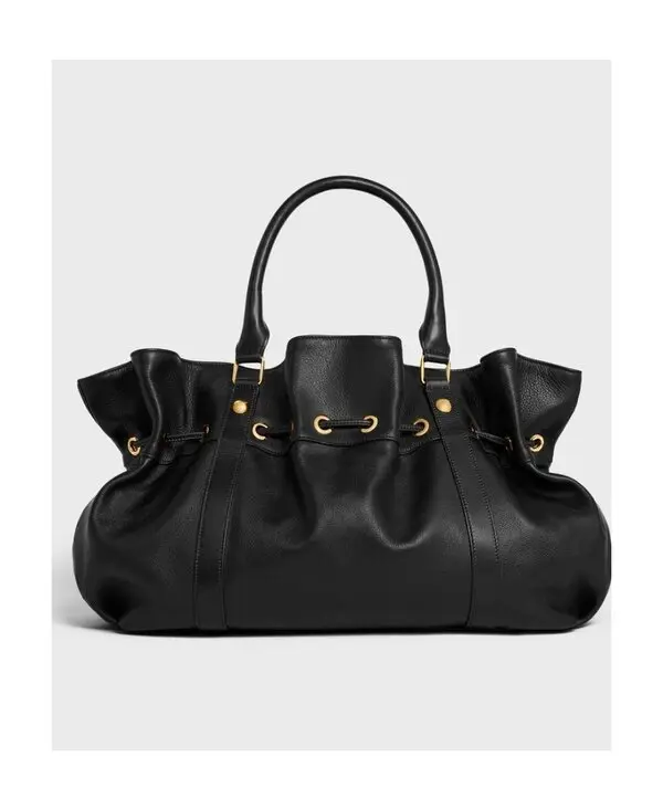 Celine Medium Abbey Bag In Supple Calfskin