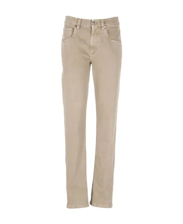 Brunello Cucinelli Straight Jeans - Beige