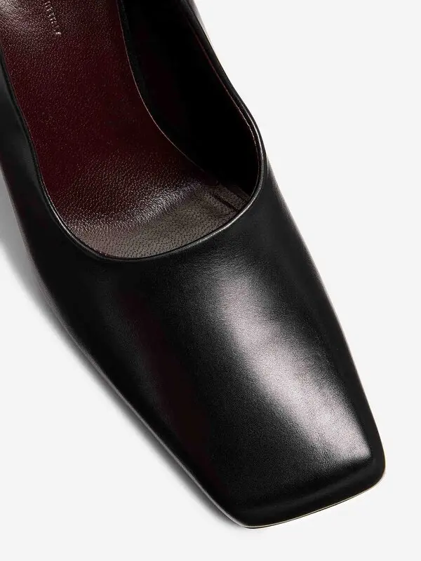 Khaite Eva Square-toe Pumps