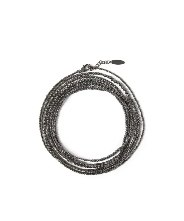 Brunello Cucinelli Beaded Sterling Silver Bracelet