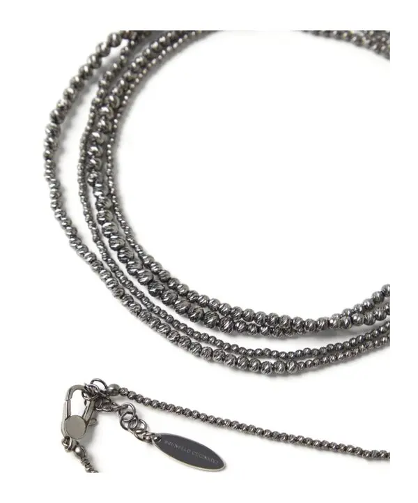 Brunello Cucinelli Beaded Sterling Silver Bracelet