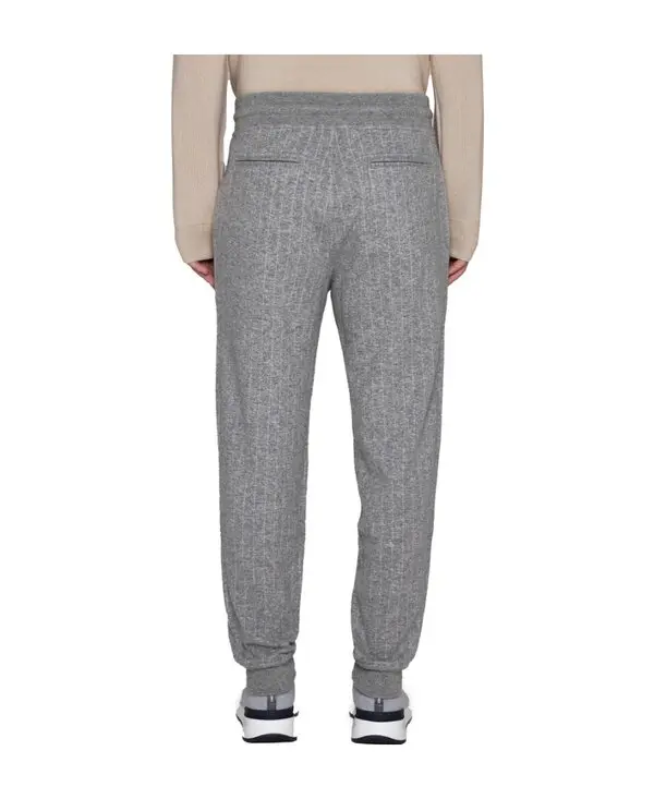 Brunello Cucinelli Striped Drawstring Track Pants