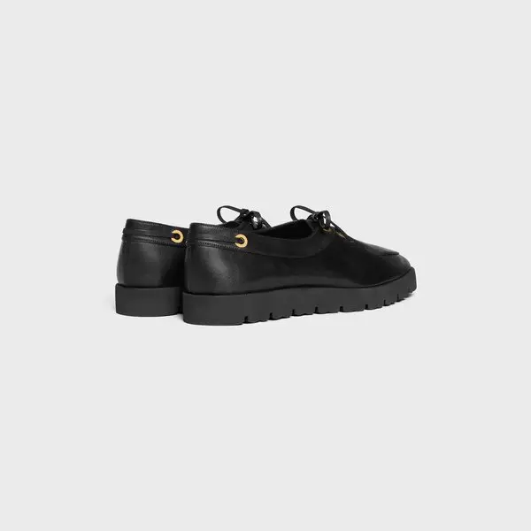 Celine Deck Loafer In Supple Calfskin