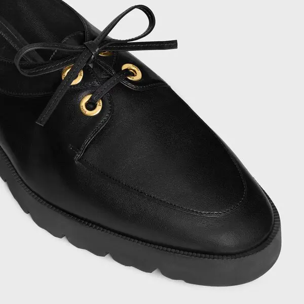 Celine Deck Loafer In Supple Calfskin