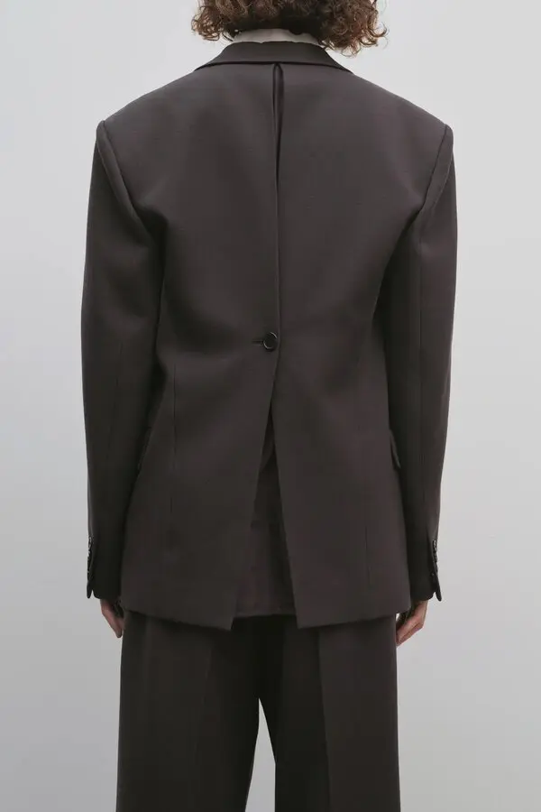 THE ROW Viper Freshly Cut Wool Suit Coat