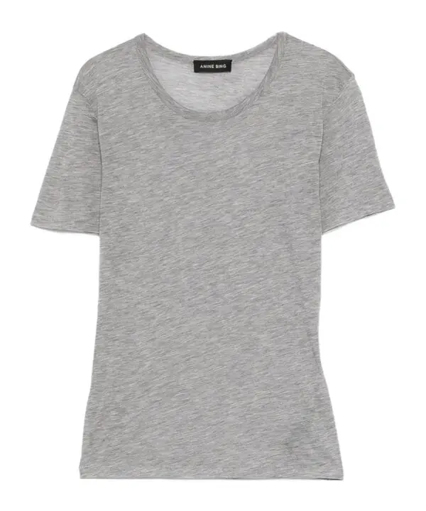 ANINE BING Scoop Neck T-shirt