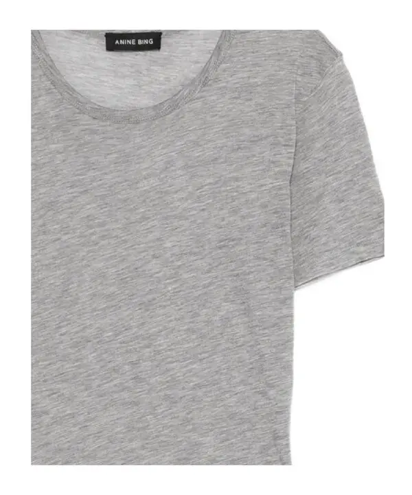 ANINE BING Scoop Neck T-shirt