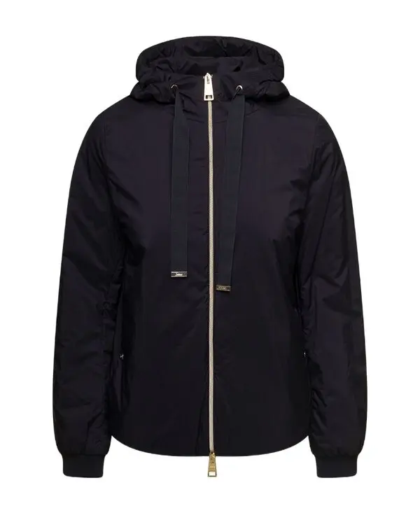 Herno Long Sleeve Drawstring Hood Jacket