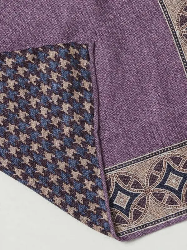 Brunello Cucinelli Pattern Printed Silk Scarf
