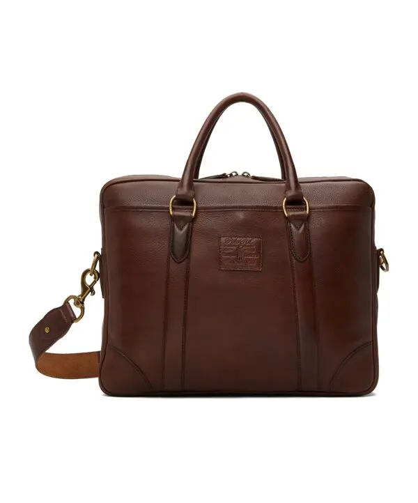 Polo Ralph Lauren Heritage Leather Briefcase - British Tan