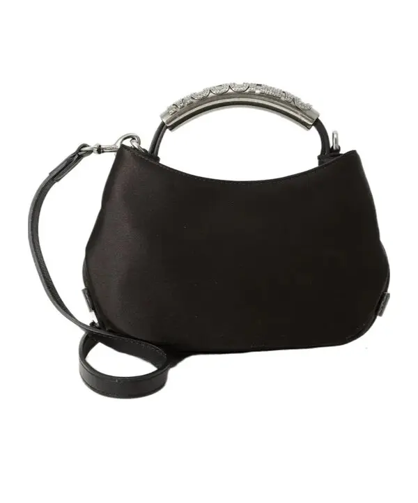 Moschino Embellished Logo Shoulder Bag