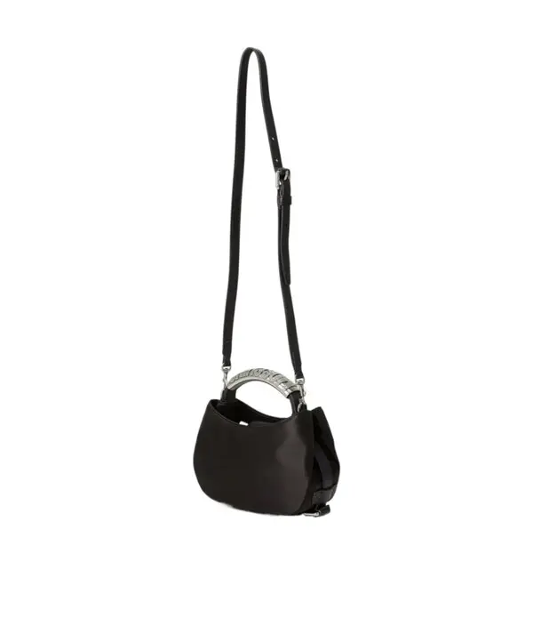 Moschino Embellished Logo Shoulder Bag