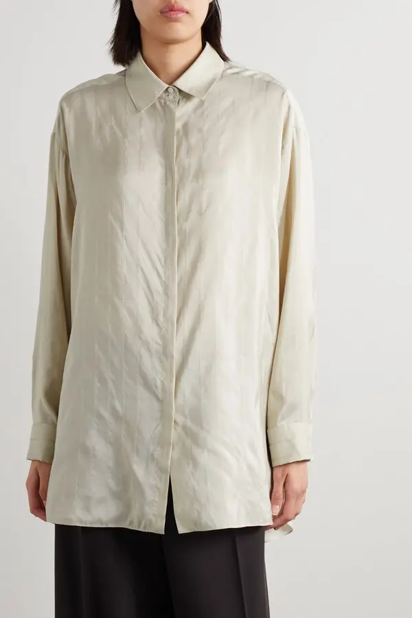 THE ROW Nomoon Striped Shirt